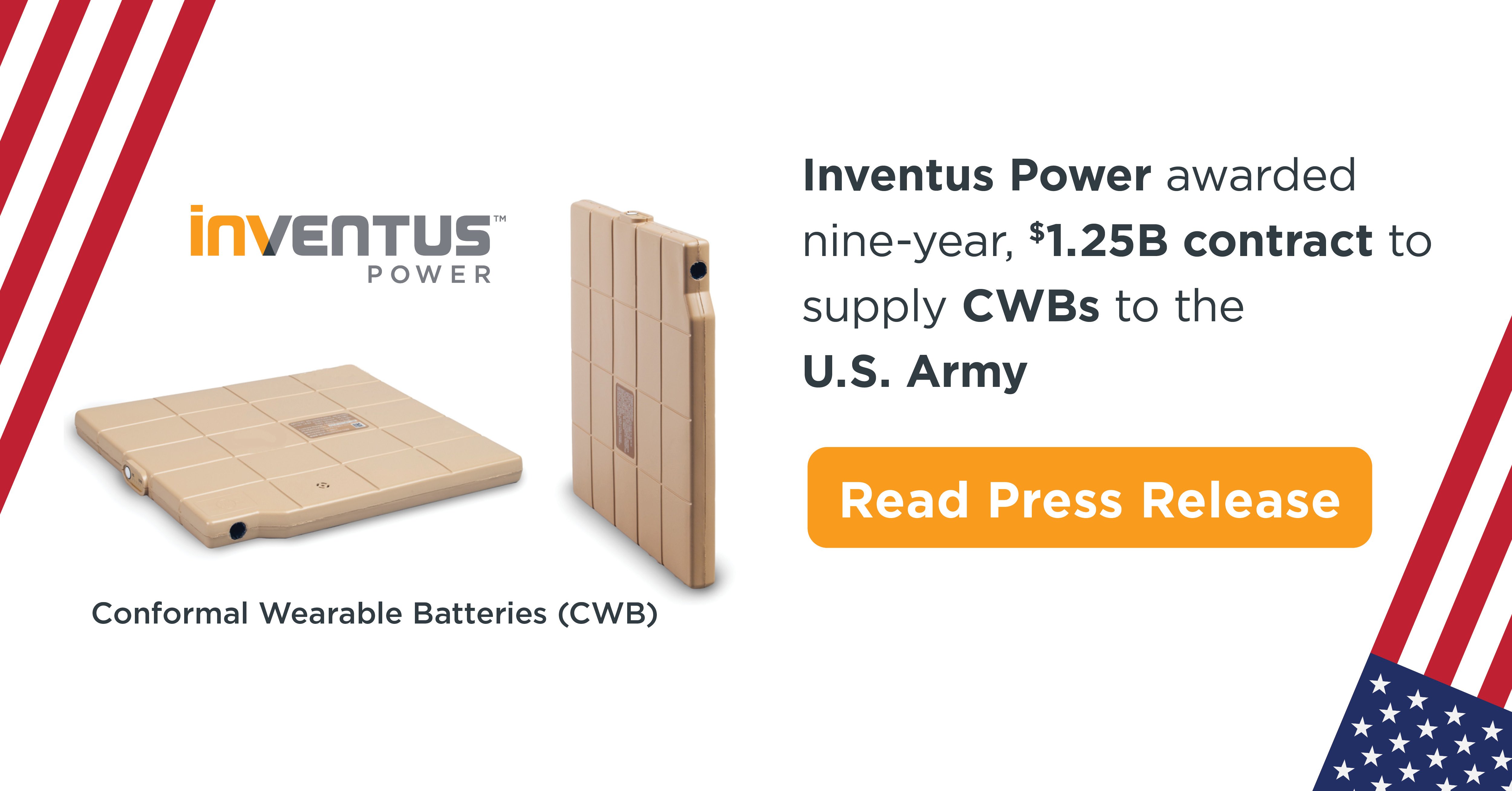 Inventus Power awarded nine-year, $1.25 billion contract to supply ...
