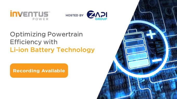 Seminar Recording: Future of Electrification 2022 | Inventus Power