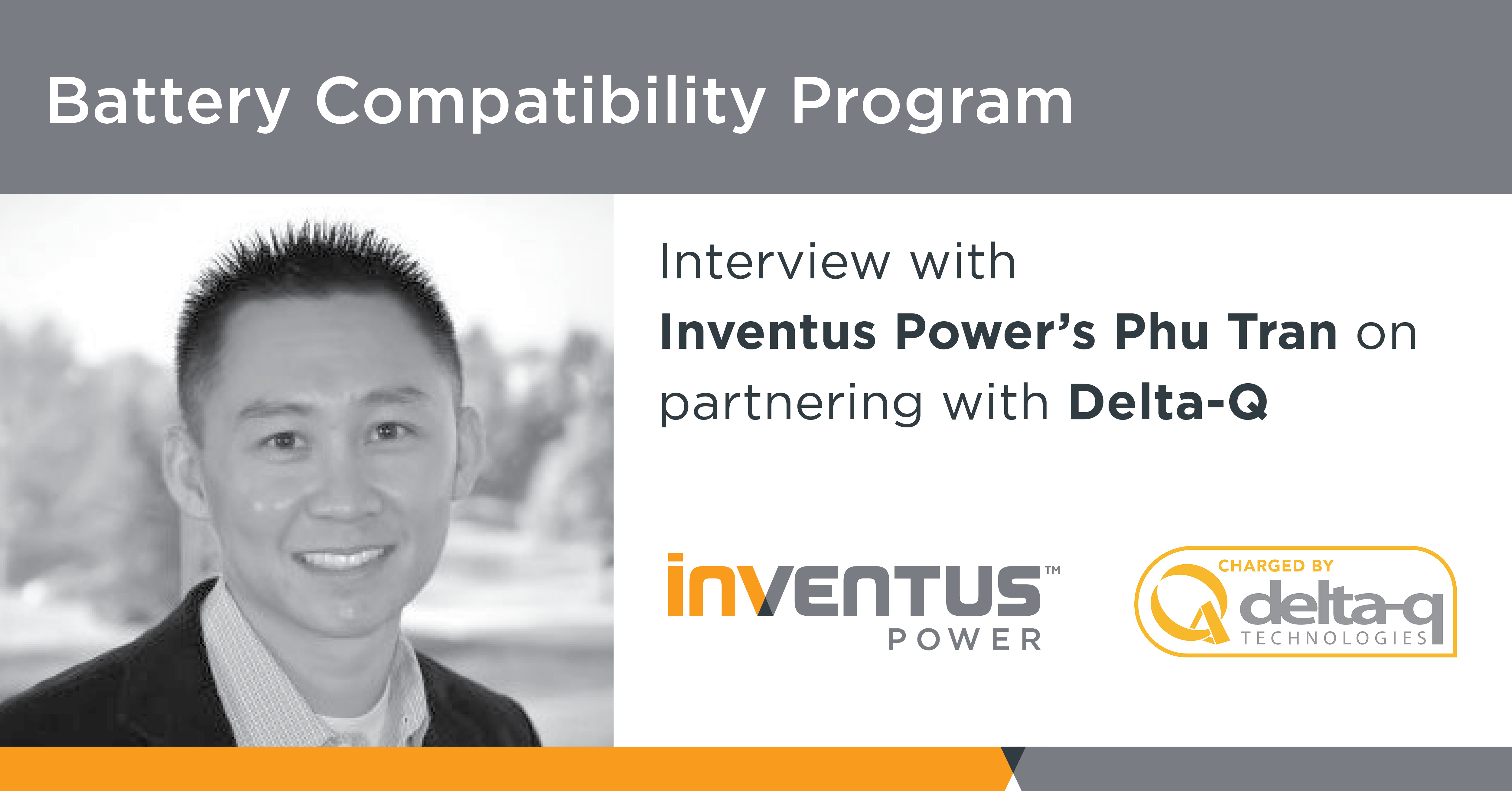 Charged by Delta-Q Interview | Inventus Power