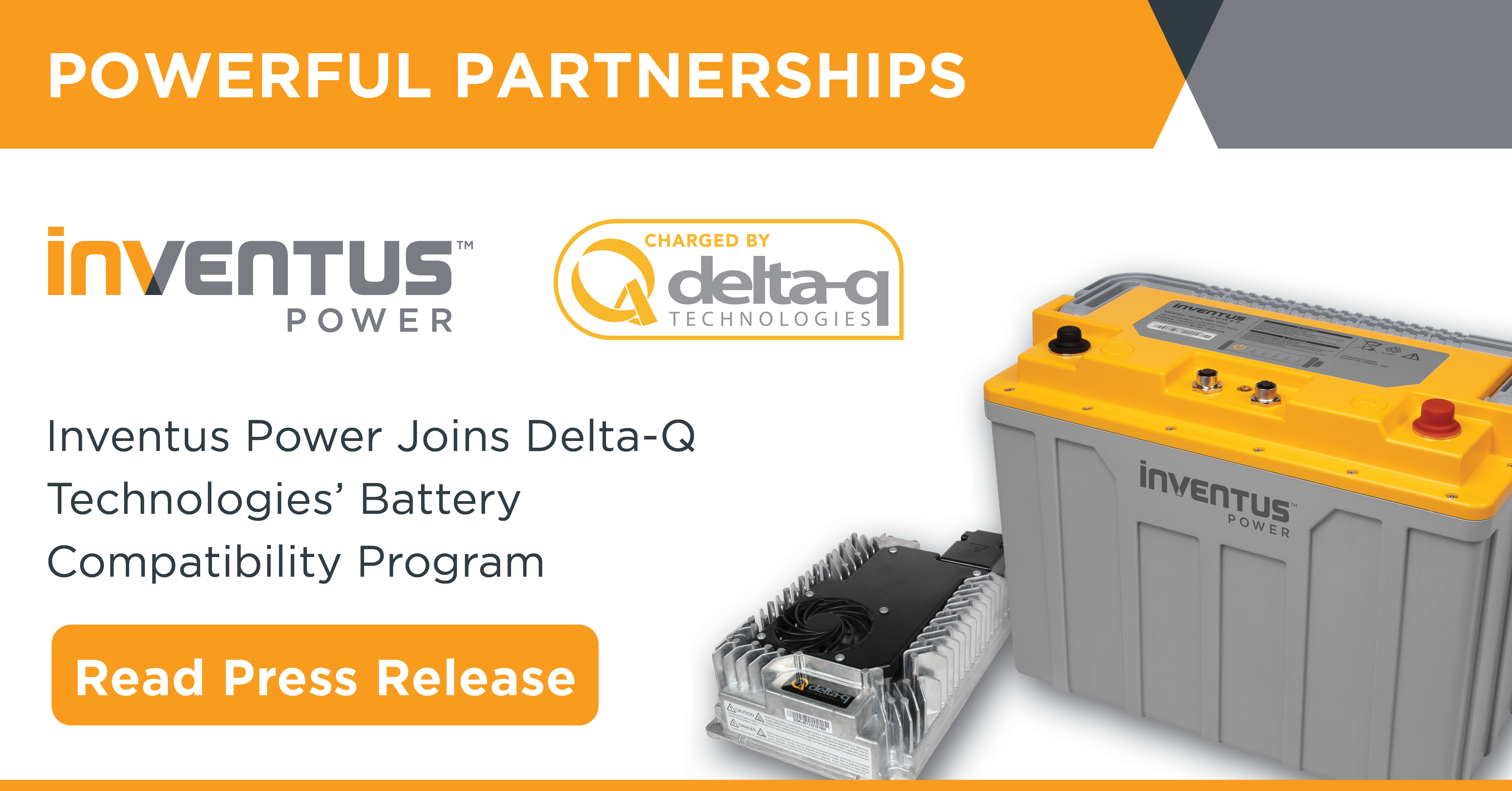 Inventus Power Joins Delta-Q Technologies’ Battery Compatibility Program