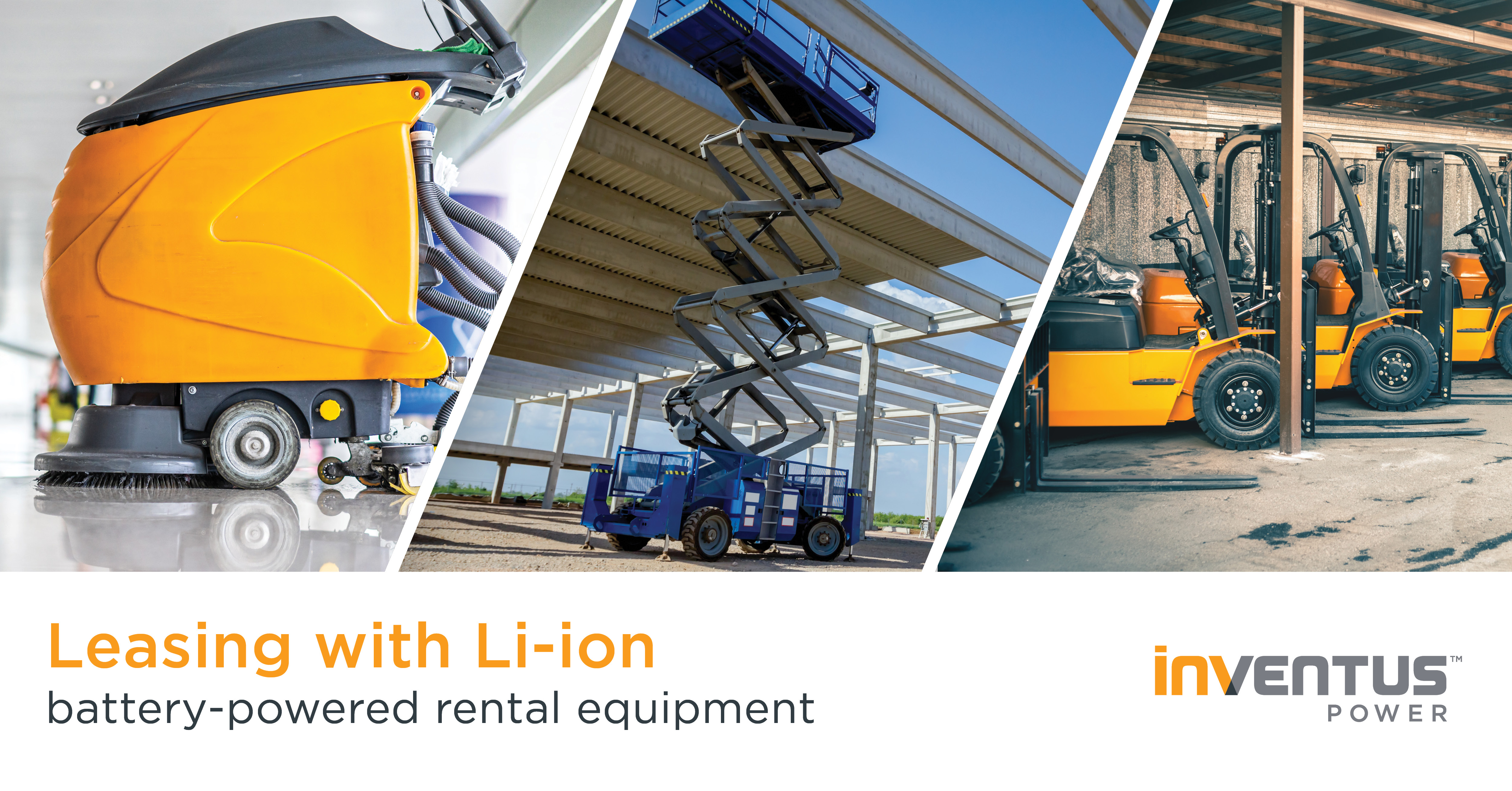 Li-ion battery-powered rental equipment | Inventus Power