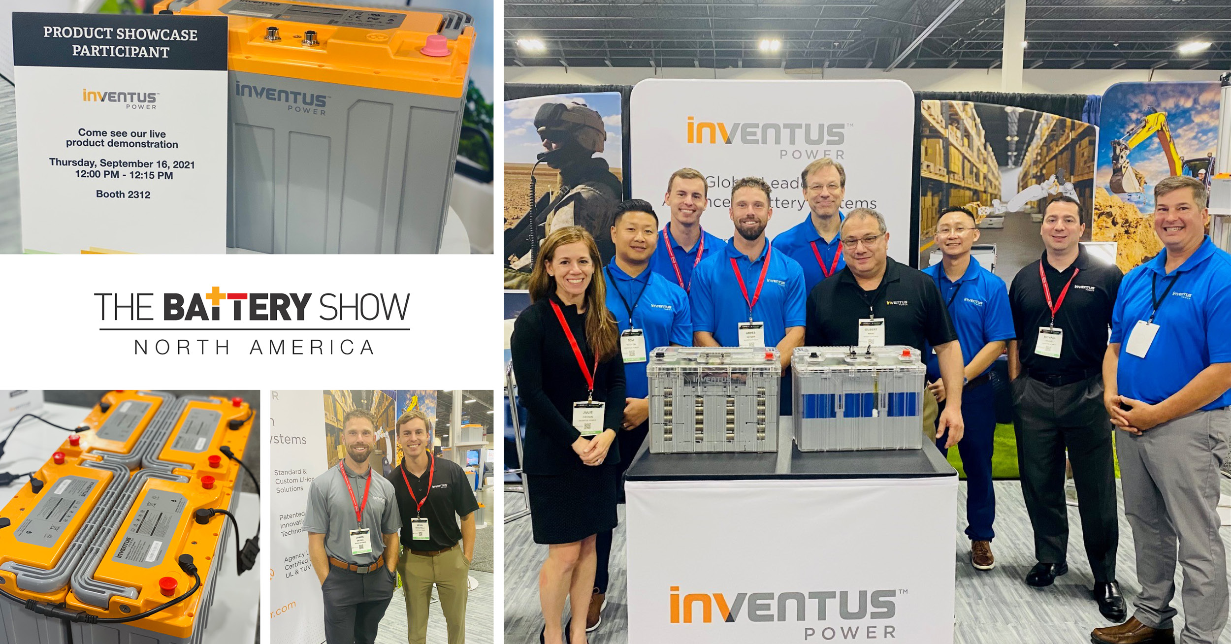 Highlights from The Battery Show 2021 | Inventus Power