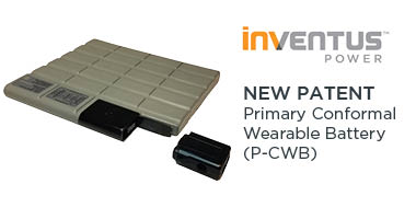 Inventus Power Announces Primary Conformable Wearable Battery Patent ...